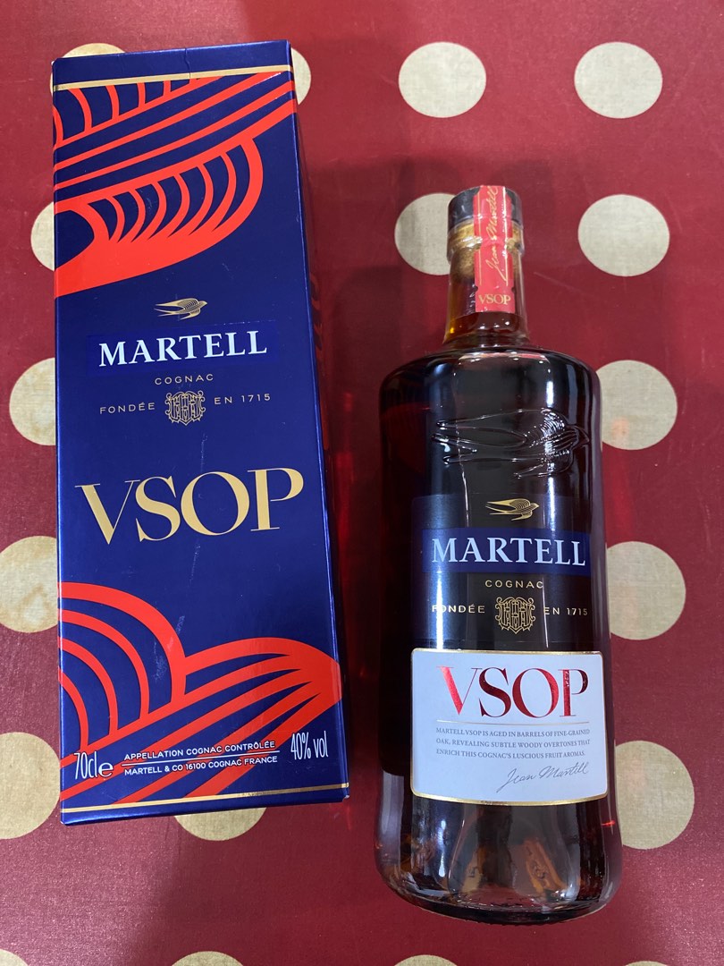 Martell Cognac France VSOP 700ml, Food & Drinks, Alcoholic Beverages on Carousell