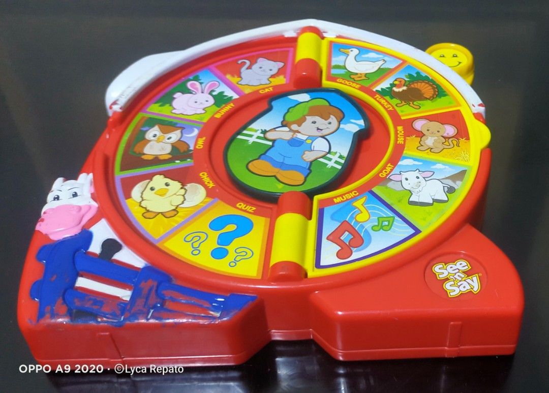 Mattel See N Say The Farmers Say 16 Barnyard Animal Sounds, Hobbies ...