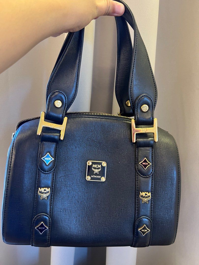 Mcm boston 25, Luxury, Bags & Wallets on Carousell