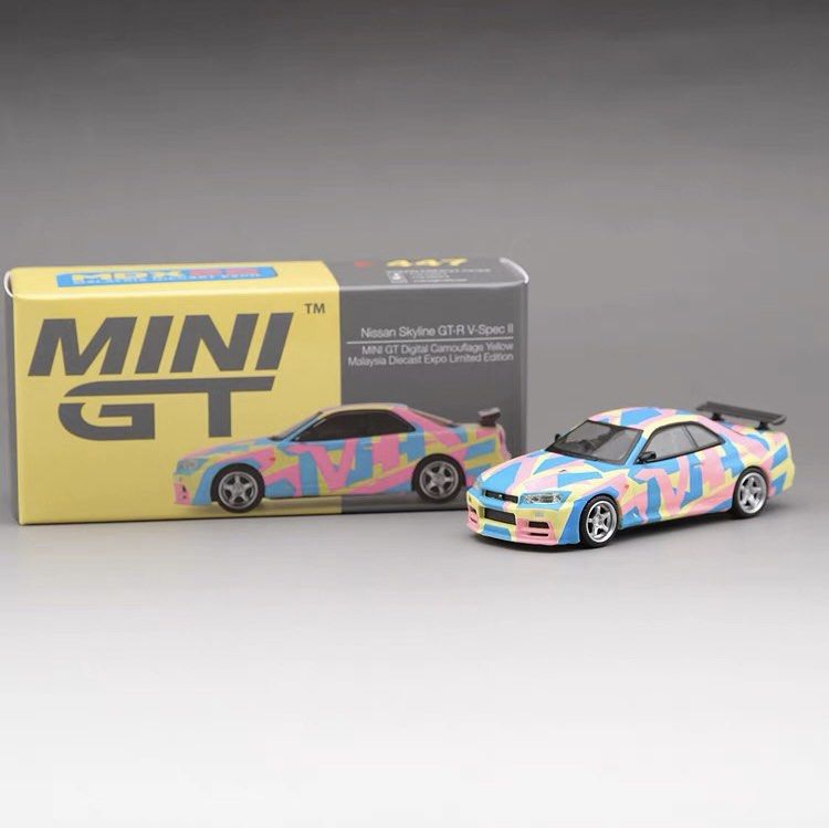 Mini GT #447 Nissan Skyline GT-R R34 V-Spec II Mini GT Digital ...