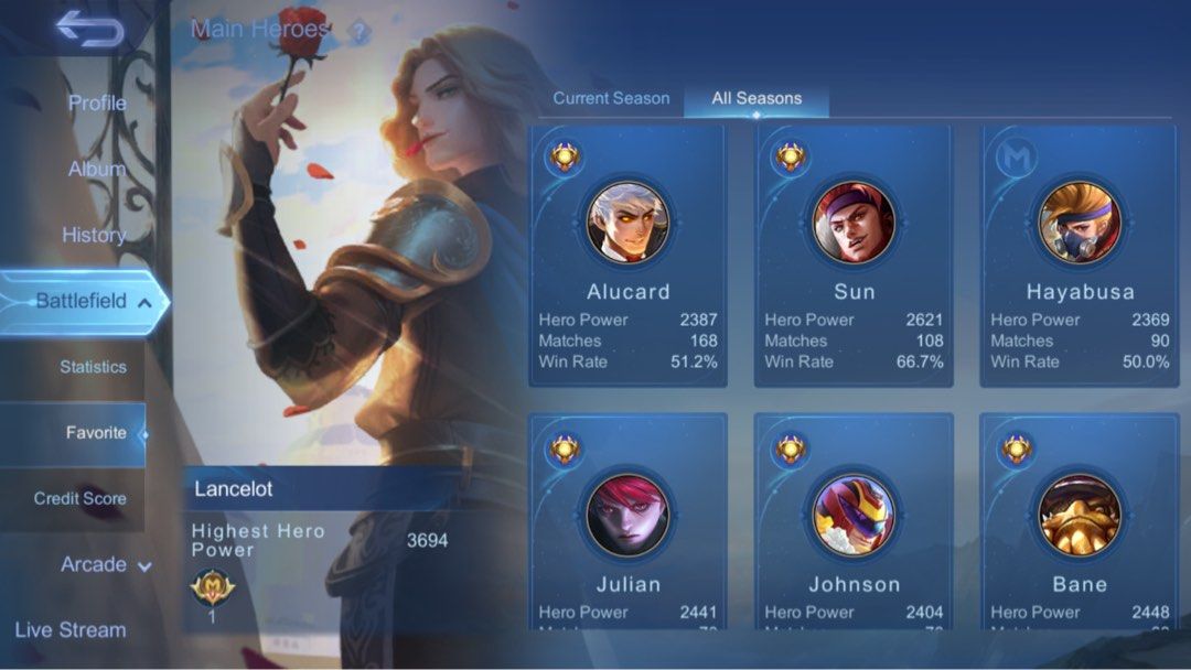 Ml acc, Video Gaming, Video Games, Others on Carousell