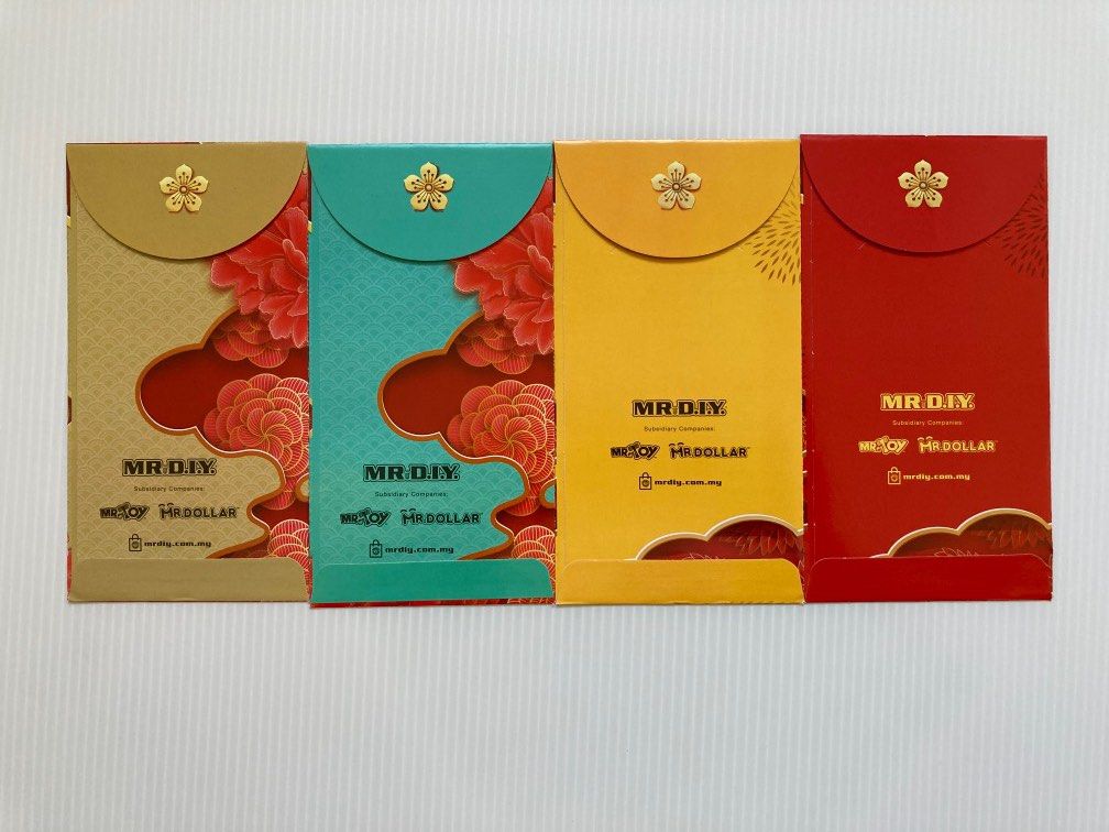 MR D.I.Y. Ang Pow / Red Packet from Malaysia - 4 pcs, Hobbies & Toys ...