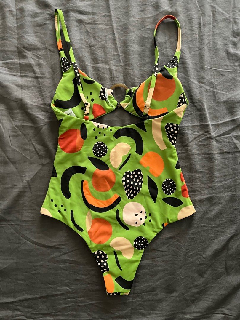 Neon Island One Piece Swimsuit on Carousell