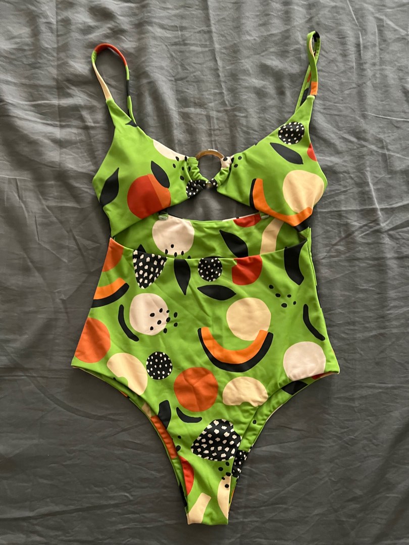 Neon Island One Piece Swimsuit on Carousell