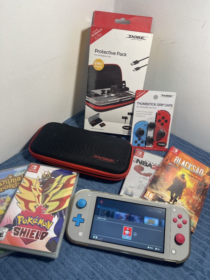 NINTENDO SWITCH LITE POKEMON EDITION + GAMES, Video Gaming, Video Game ...