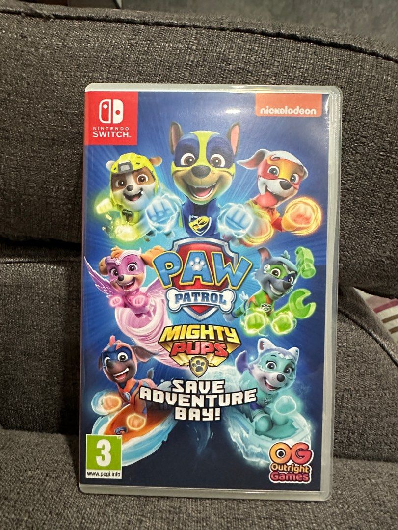 NSW Nintendo Switch Paw Patrol Mighty Pups Save Adventure Bay, Video ...