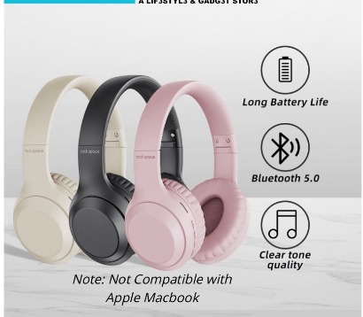 O2 Wireless Headphone Bluetooth Foldable Headset with Built-in ...