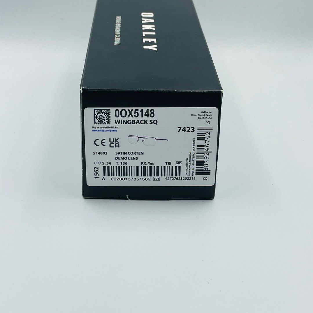 Oakley Wingback Sq Titanium Satin Corten 54/56, Men's Fashion, Watches ...