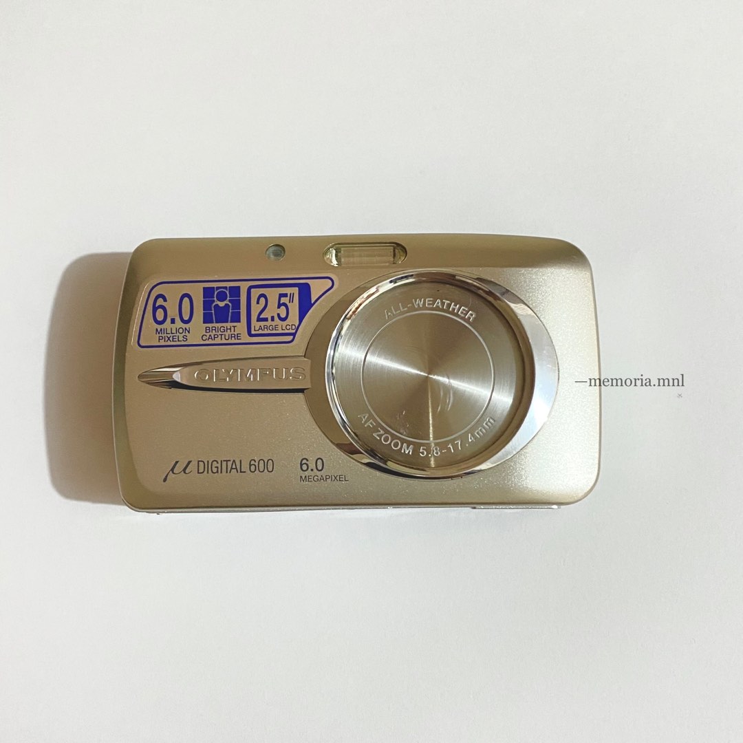 Olympus Mju 600 Vintage Digital Camera, Photography, Cameras on Carousell