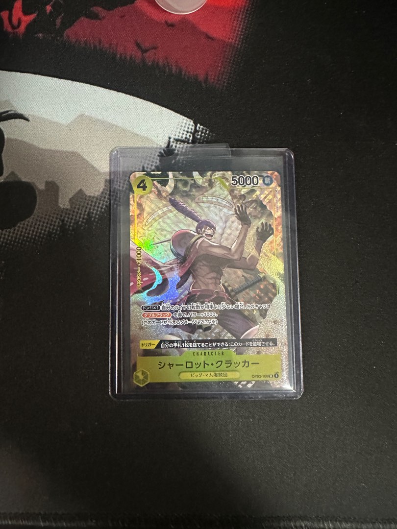 One Piece Card - OP-03 Cracker Alternate Art, Hobbies & Toys, Toys ...