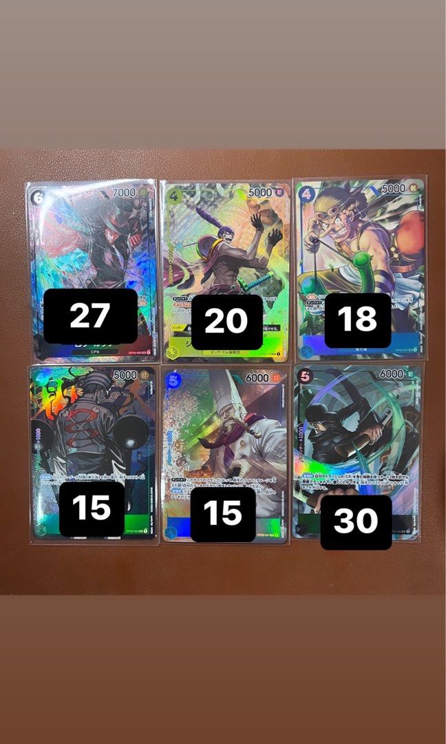 ONE PIECE TCG SR AA OP03 OP3 SINGLES HITS WANTED SOGEKING LEADER ...