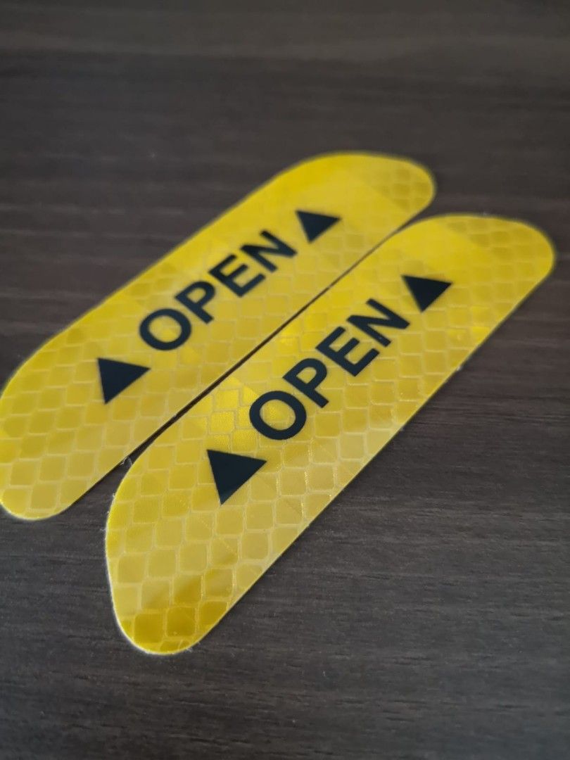 Open sticker packaging label stickers adhesive luminous packaging label ...