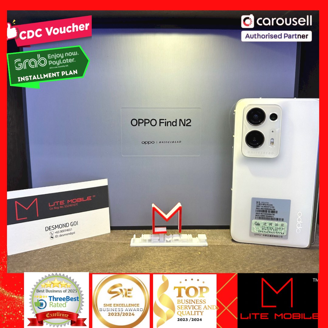 Oppo Find N2 256GB Used | 12GB Ram + 256GB | Find N2 Fold | With Google ...