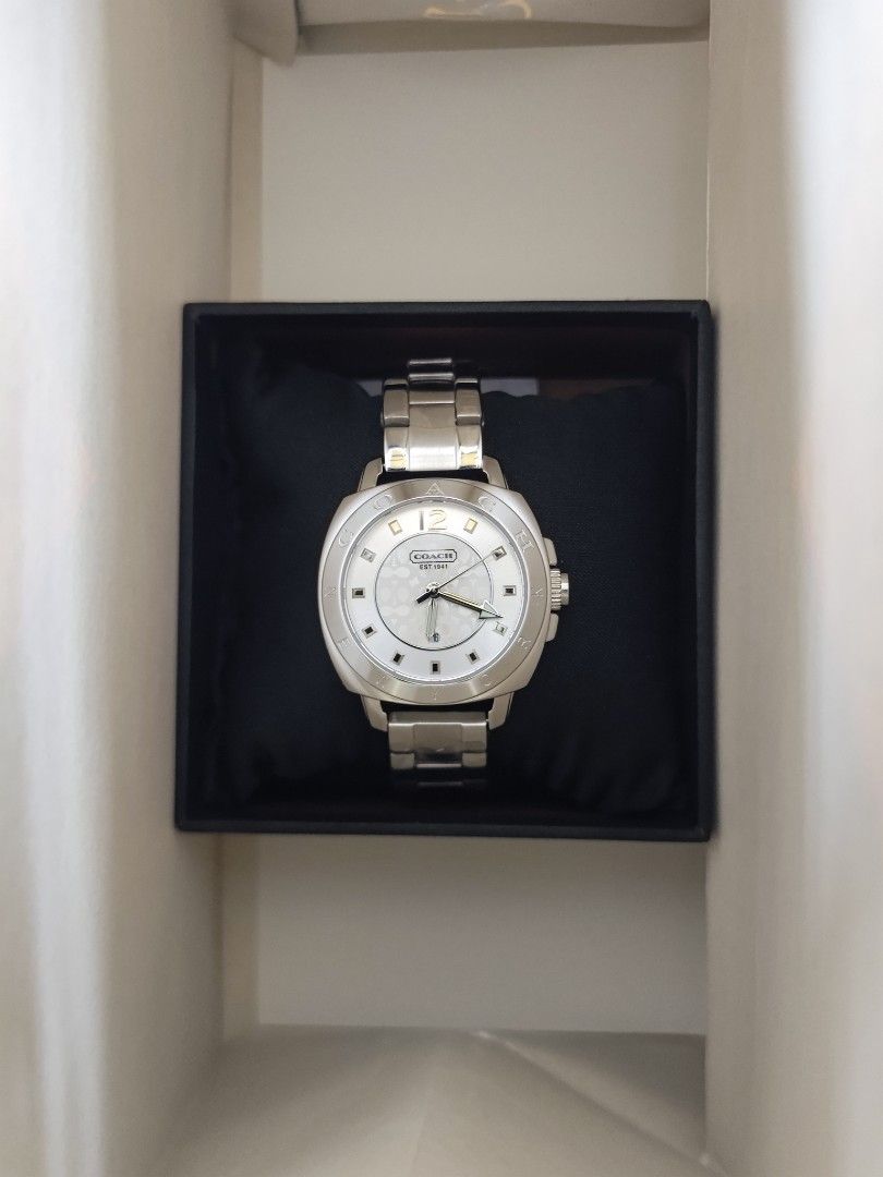 Original Jam coach wanita coach watch stainless steel, Women's Fashion ...