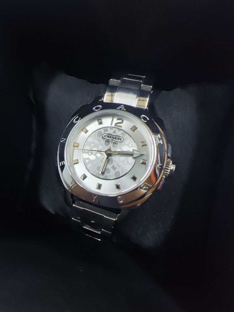 Original Jam coach wanita coach watch stainless steel, Women's Fashion ...