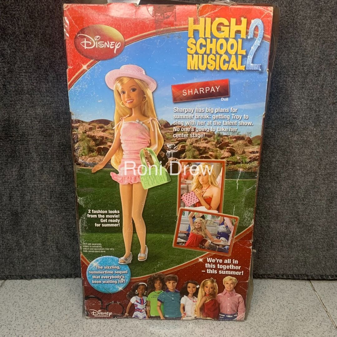Original Pre-loved High School Musical 2 Sharpay doll, Hobbies & Toys ...
