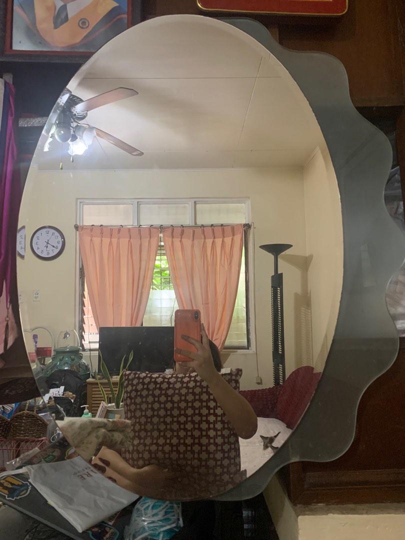 Oval Fiberglass Mirror, Furniture & Home Living, Home Decor, Mirrors on ...