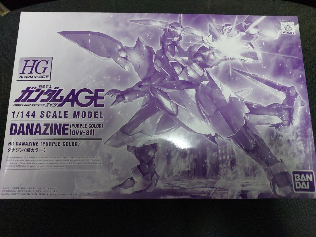 P bandai Gundam Age HG Danazine Purple Color Ver Model kit high grade ...