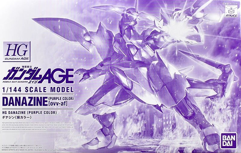 P bandai Gundam Age HG Danazine Purple Color Ver Model kit high grade ...