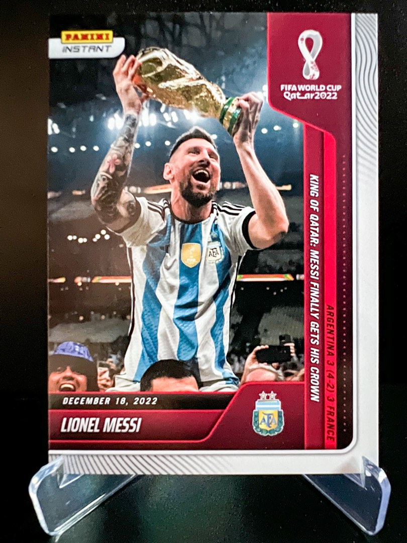 Panini Instant: Lionel Messi, Hobbies & Toys, Toys & Games on Carousell