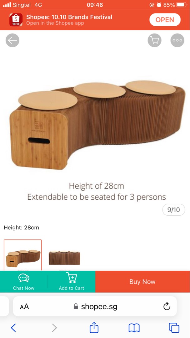 Paper Bench, Furniture & Home Living, Furniture, Chairs on Carousell