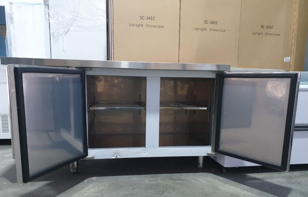 PDF1500 2 DOORS UNDERCOUNTER STAINLESS STEEL FREEZER BLOWER SYSTEM AUTO ...