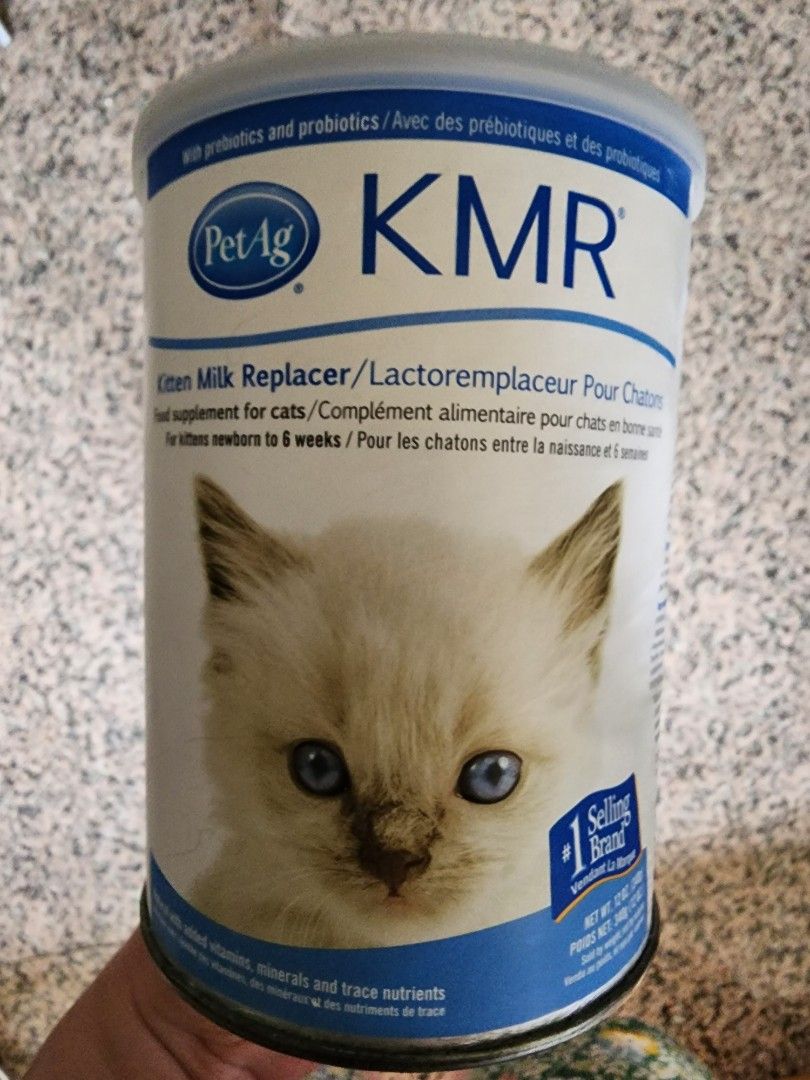 Pet AG KMR kitten milk powder (12oz), Pet Supplies, Pet Food on Carousell