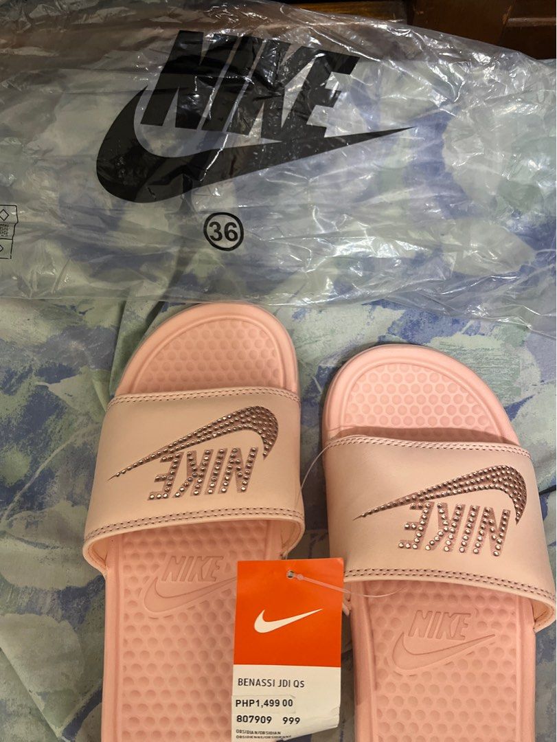 PINK NIKE SLIDES on Carousell