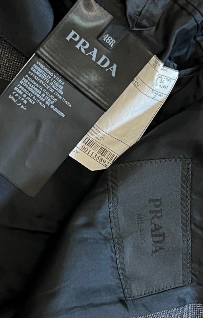 Prada herringbone suit on Carousell