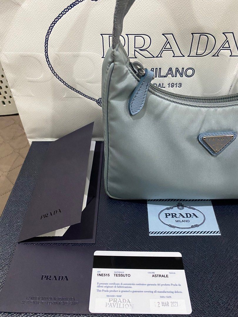 Markdown!!! Prada Reedition 2000 authentic with receipt, Luxury, Bags ...