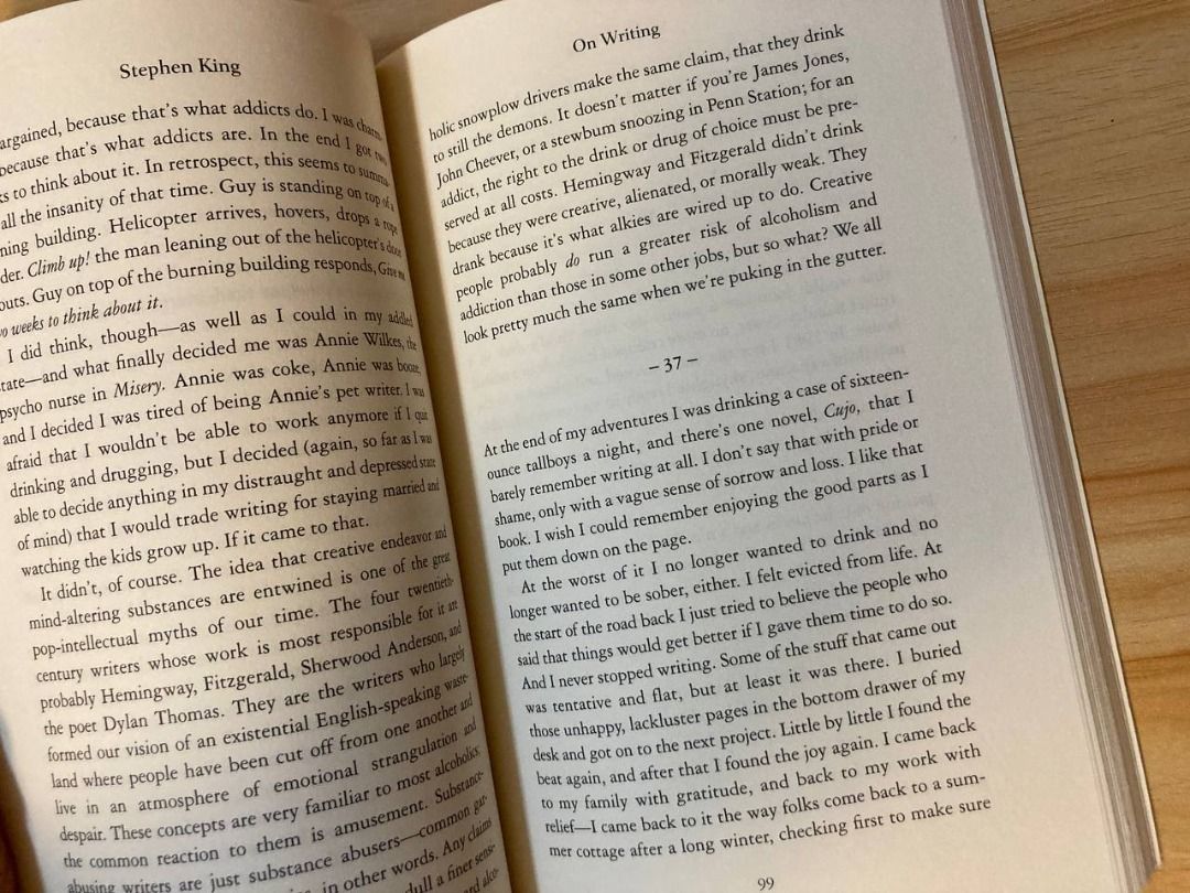 On Writing (Stephen King), Hobbies & Toys, Books & Magazines, Fiction ...