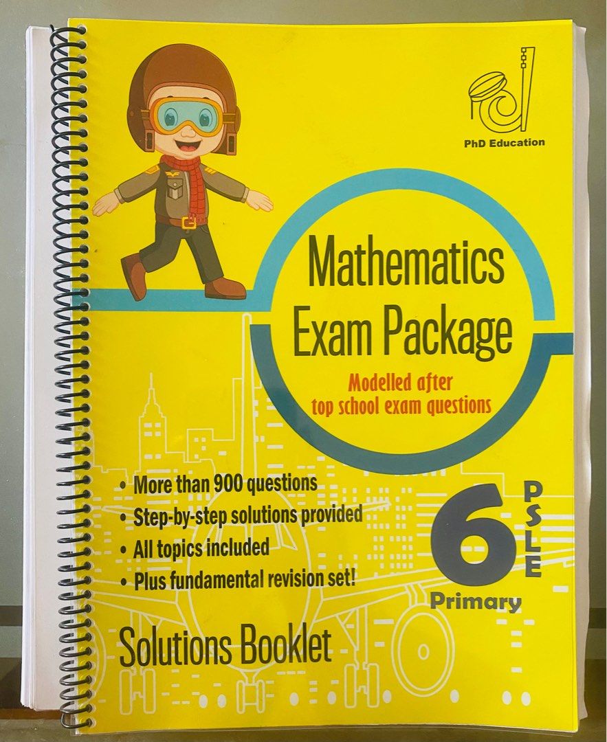 Primary 6 PSLE Math Model Exam Questions/Solution Booklet, Hobbies ...
