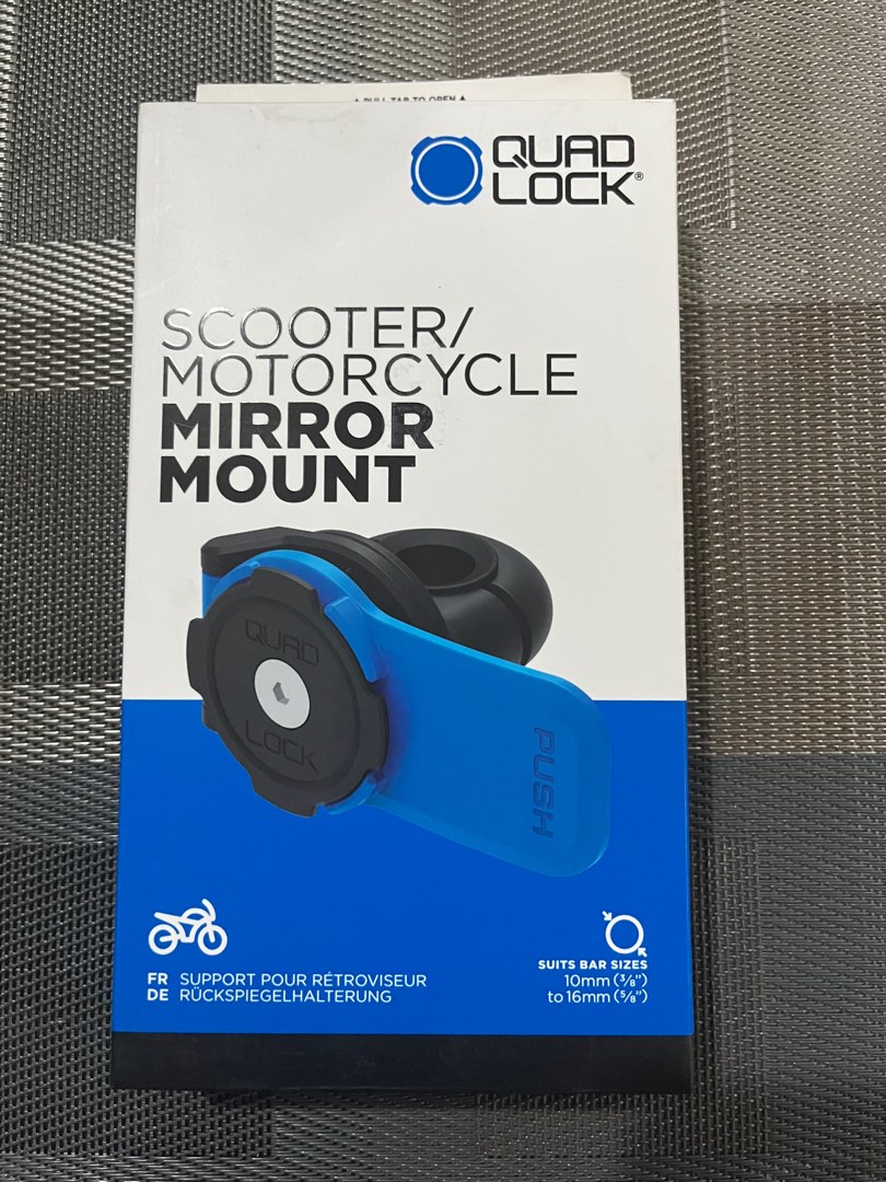 Quadlock mirror mount, Motorbikes, Motorbike Parts & Accessories, Body Parts and Accessories on ...