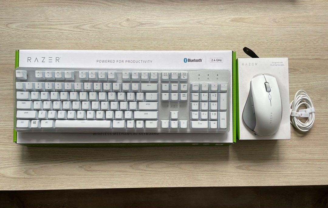 Razer pro type & pro click keyboard & mouse set, Computers & Tech ...