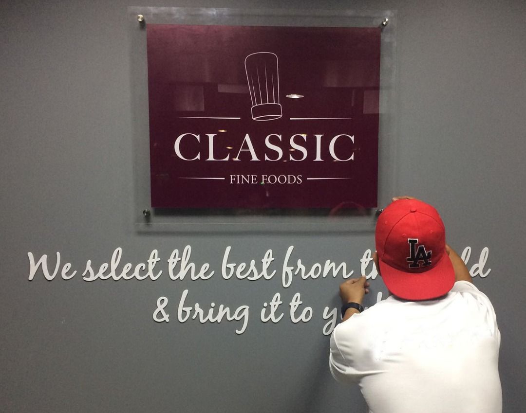 Stainless Reception Signage , brass Wall Signage, Brass 3D signage ...