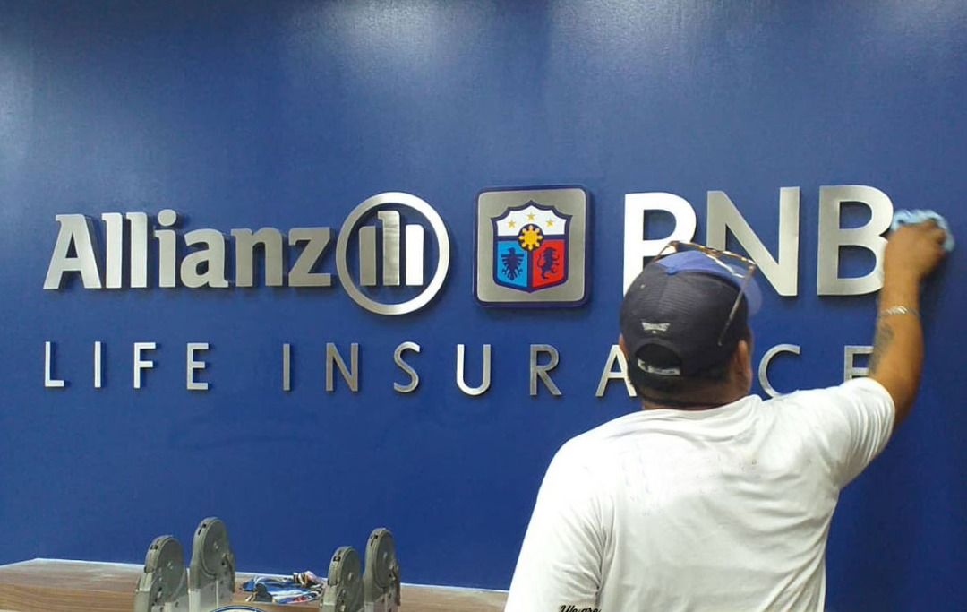 Stainless Reception Signage , brass Wall Signage, Brass 3D signage ...