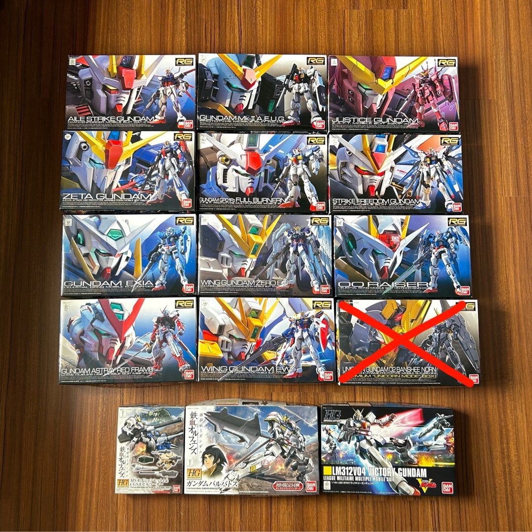 RG & HG Gundam (Built) Real Grade & High Grade Gunpla ($5 - $40) Lowest ...