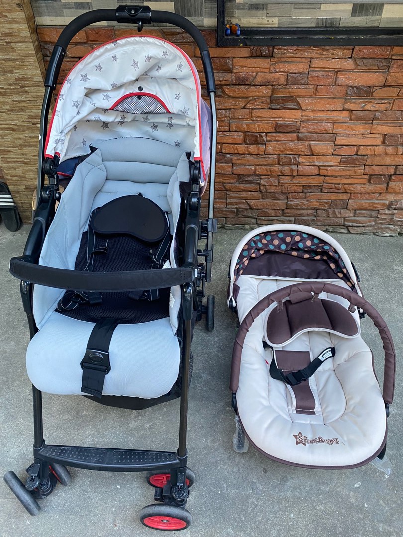 rocking bed and stroller on Carousell