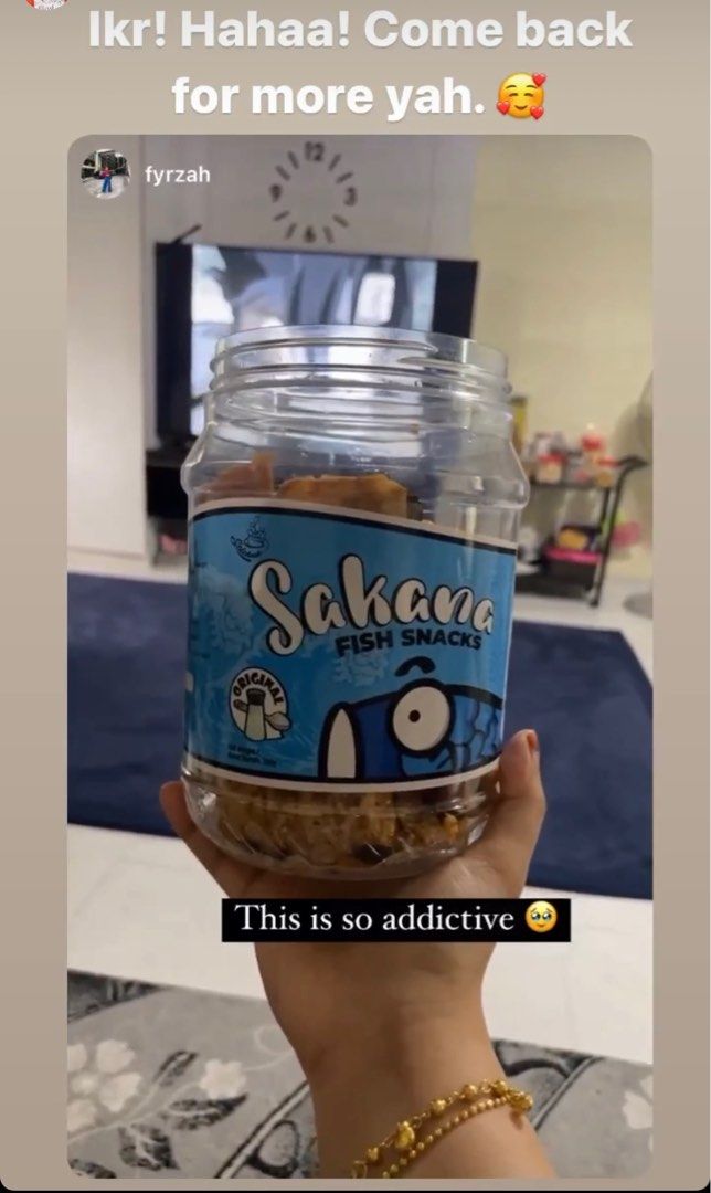 Sakana fish snacks, Food & Drinks, Beverages on Carousell