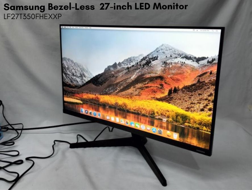 Samsung Bezel-Less LF27T350FHEXXP 27-inch LED Monitor, Computers & Tech ...