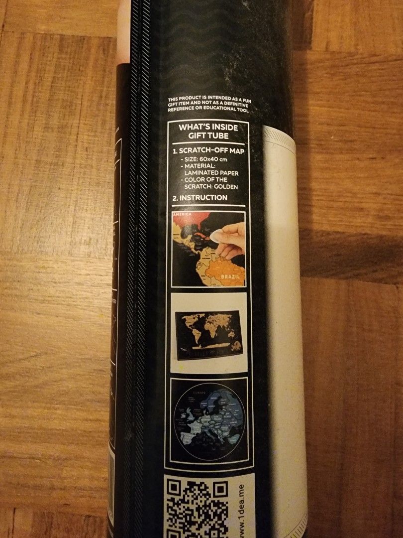 Scratchable travel world map, Hobbies & Toys, Stationery & Craft ...