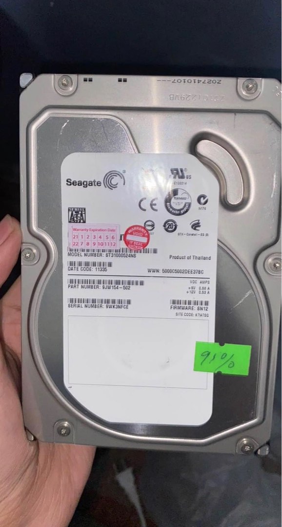SEAGATE 1 TB DESKTOP HDD, Computers & Tech, Parts & Accessories, Hard ...