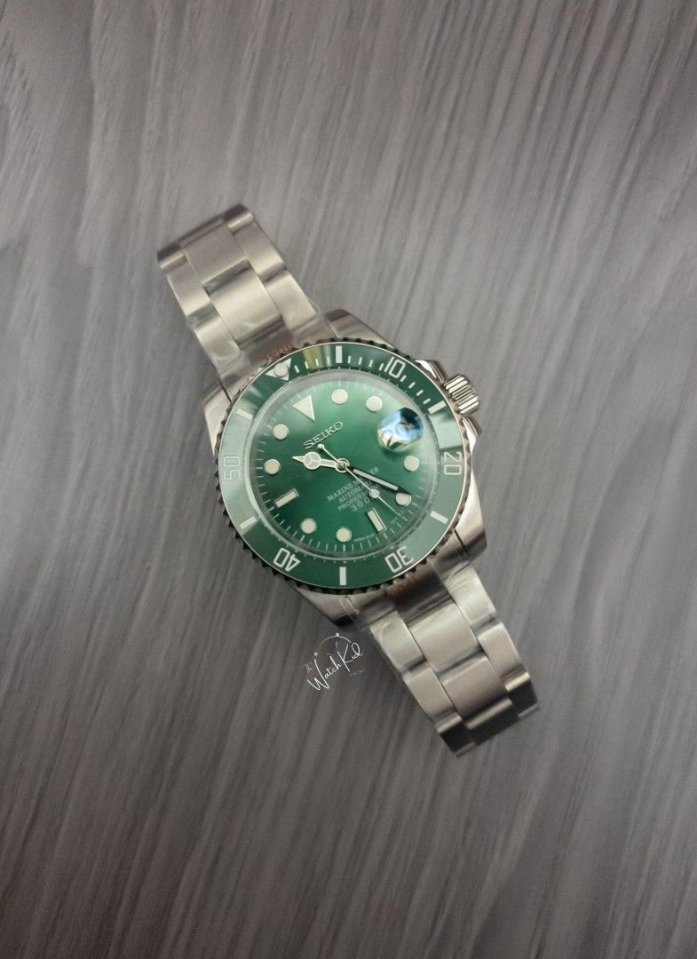 Seiko submariner mod hulk, Men's Fashion, Watches & Accessories ...