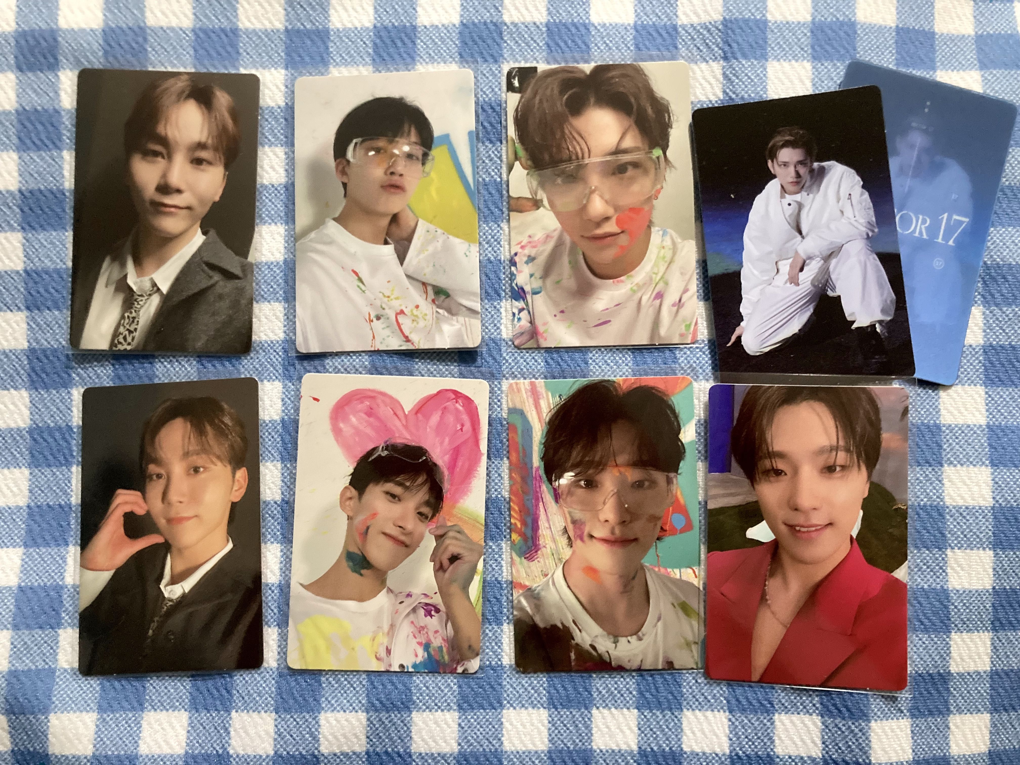 Seventeen svt Face the Sun Sector 17 pob photocard pc Jeonghan Joshua ...