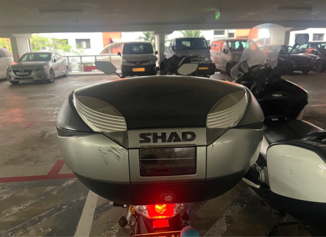 Shad 48 Litres Top Box, Motorcycles, Motorcycle Accessories on Carousell