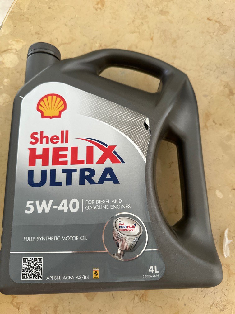 Shell Helix Ultra, 5w-40, fully synthetic motor oil, Car Accessories ...