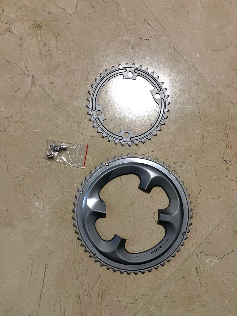 Shimano 105 52-36 chainrings, Sports Equipment, Bicycles & Parts, Parts ...