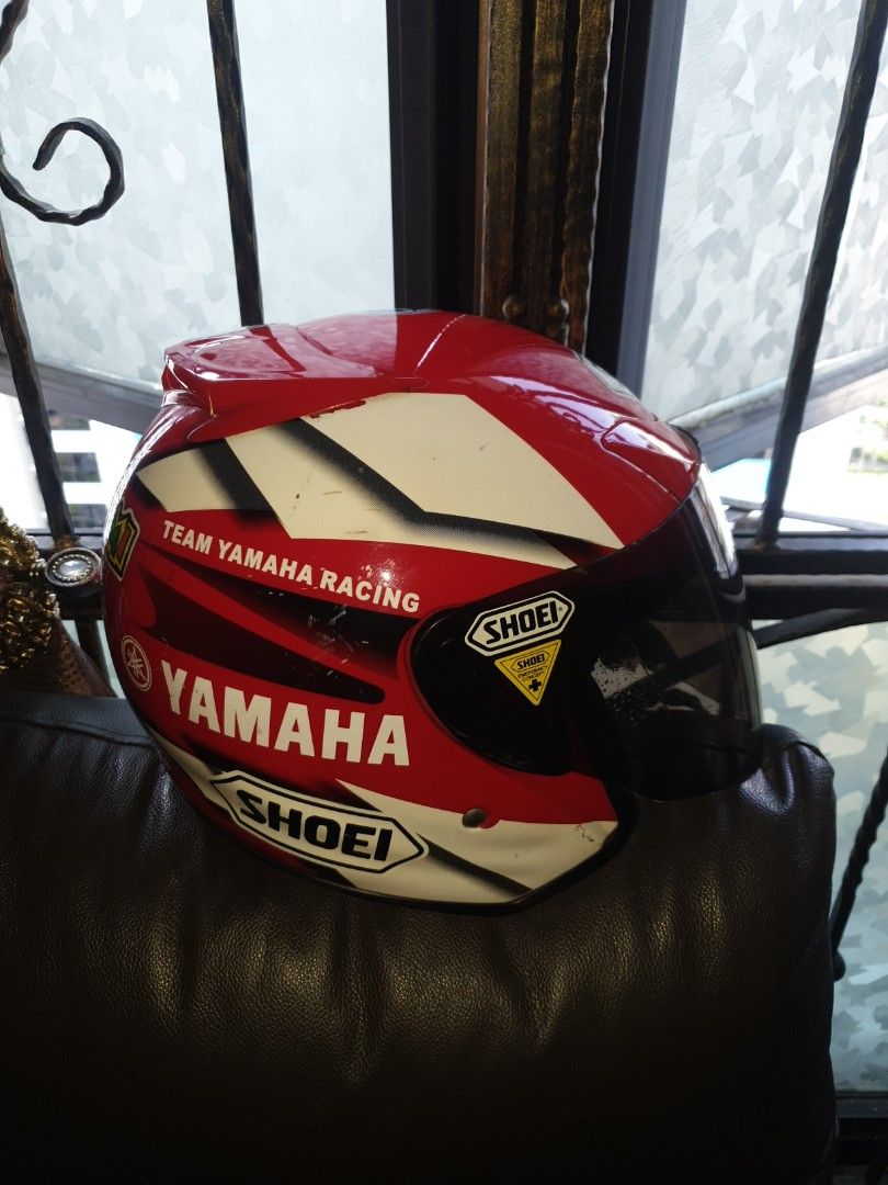Shoei tyr replica helmet, Motorcycles, Motorcycle Apparel on Carousell