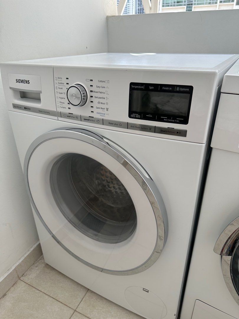 Siemens IQ 800 Washing Machine, TV & Home Appliances, Washing Machines ...