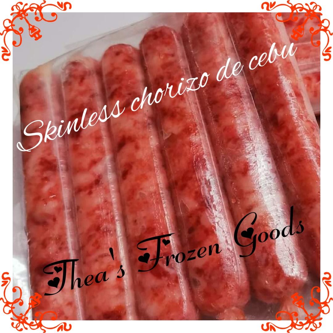 Skinless Chorizo de cebu, Food & Drinks, Chilled & Frozen Food on Carousell